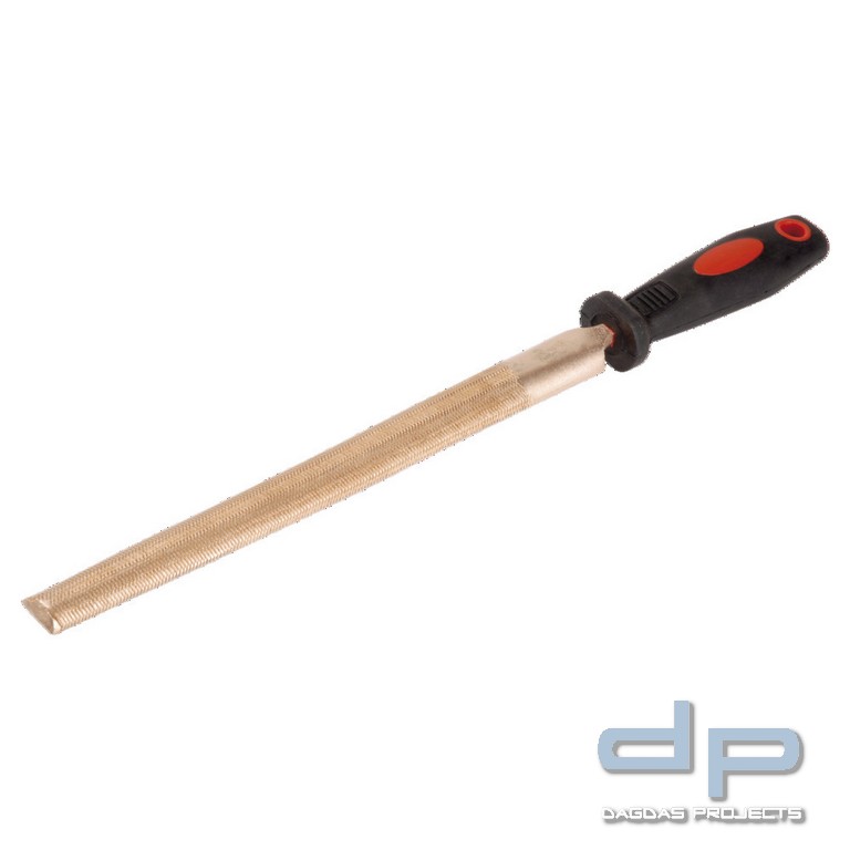 Halbrundfeile funkenfrei, mit ergonomischem Heft, 260 mm, H 1 | Dagdas ...