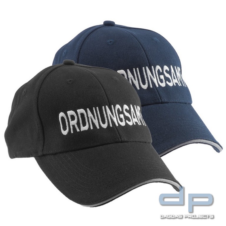 COP® Basecap mit Stick - ORDNUNGSAMT vorne, Stickfarbe weiß ...