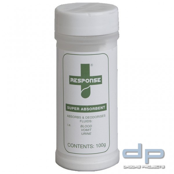 Response Super Absorbent Powder 100 g | Dagdas Projects Behördenausrüster